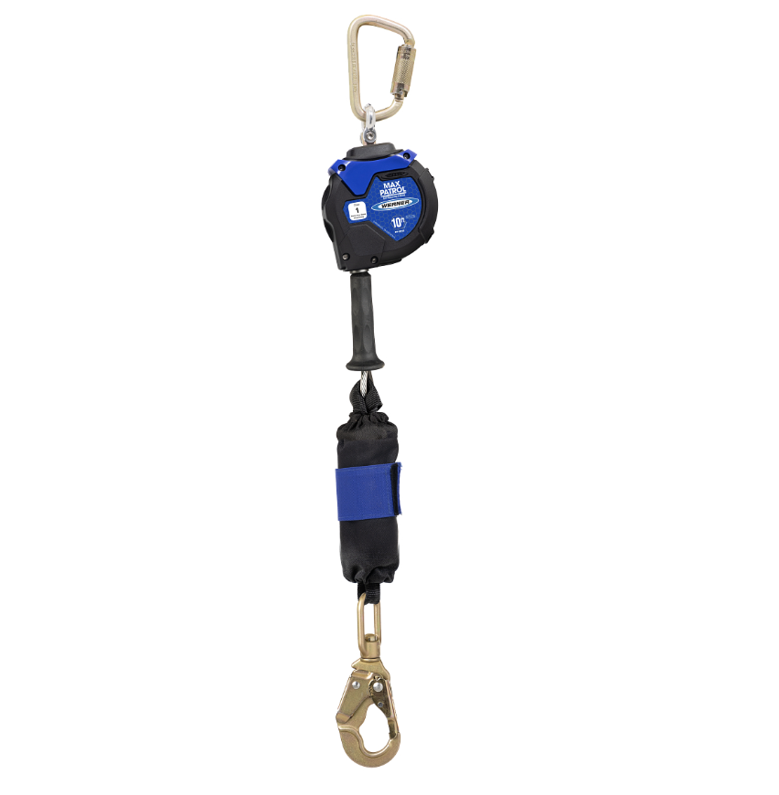 Max Patrol 10ft Steel Cable Self-Retracting Lifeline #R410010 ...