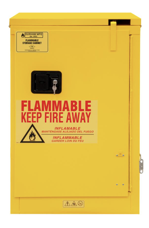 Flammable Storage, 12 Gallon, Self Close, 1 EA #1012S-50 - Thompson Safety