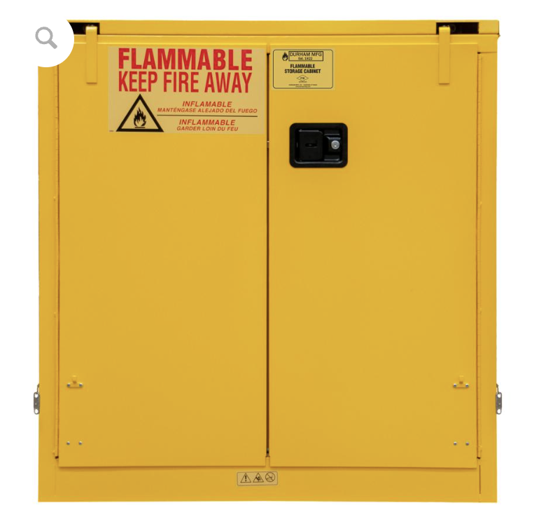 Flammable Storage, 30 Gallon, Self Close, 1 EA #1030S-50 - Thompson Safety