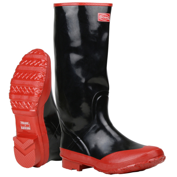 RUBBER OVER-THE-SOCK PLAIN TOE 15 INCH BOOT, 1 PR, #2KP5221 - Thompson ...