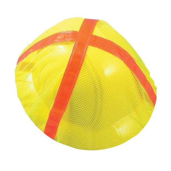 High Visibility Hard Hat Cover, Full Brim, Individual, 1/EA #V896-FB ...