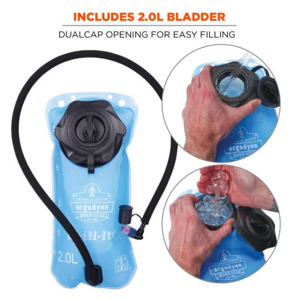 Chill-Its 5155 Low-Profile Hydration Pack – 2 Liter Bladder, 1/EA ...